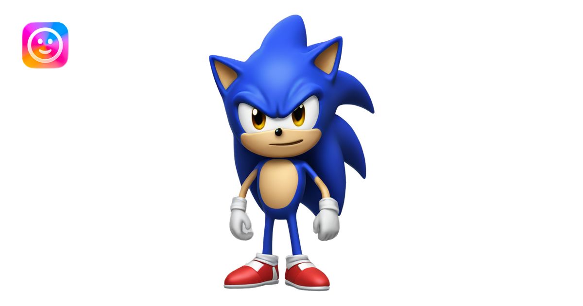 shin sonic emoji | AI Emoji Generator