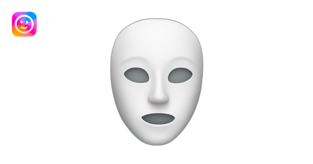 blank mask emoji | AI Emoji Generator