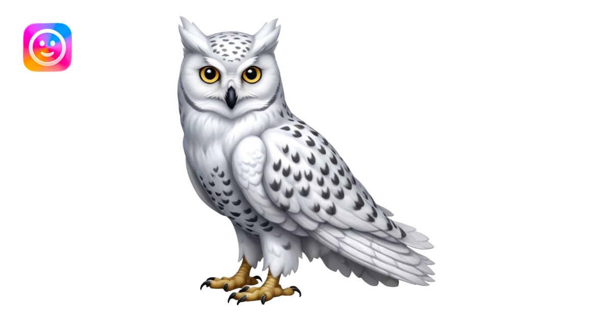 Realistic wild natural elegant pretty beautiful handsome snowy owl ...