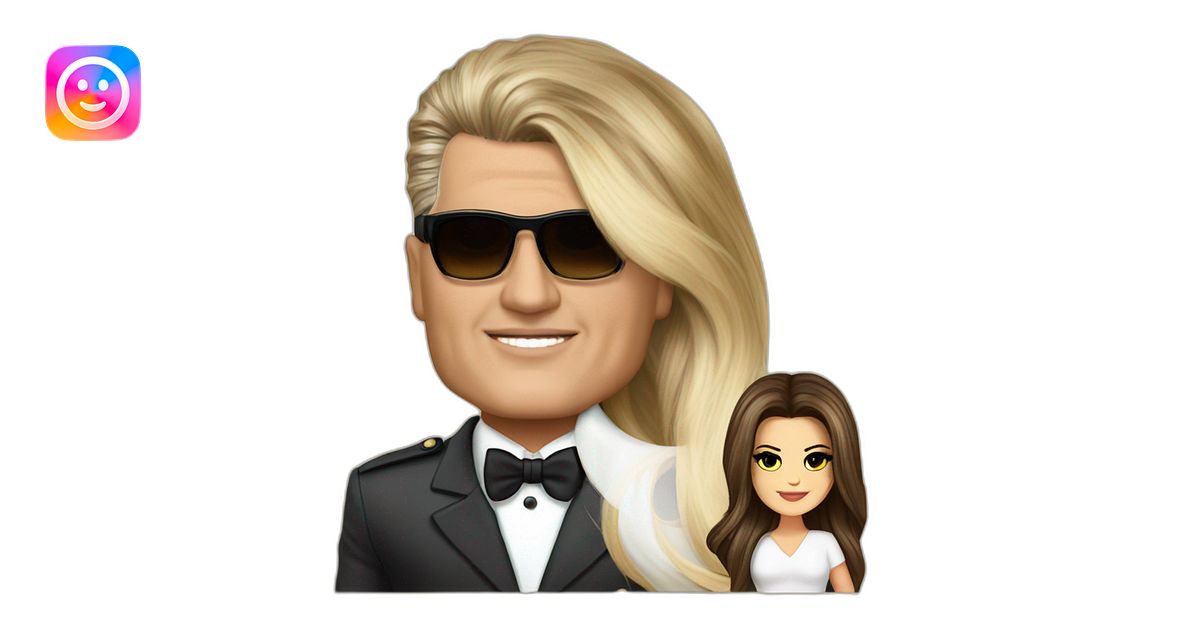 Josip Broz Tito and khloe kardashian in one emoji | AI Emoji Generator