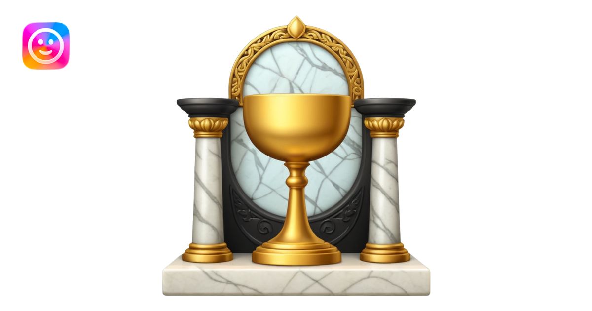 Marble altar eucharist emoji | AI Emoji Generator
