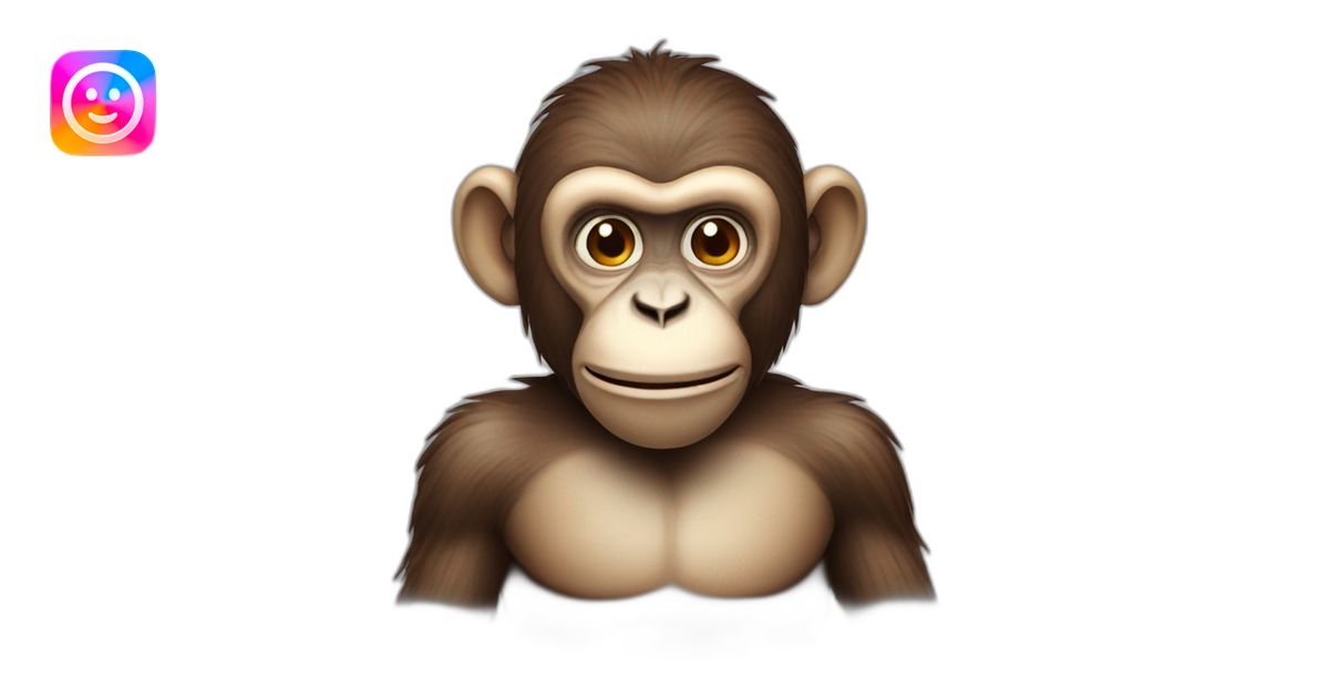 funny monkey emoji | AI Emoji Generator