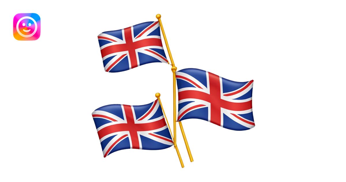 british and AMERICAN flags emoji | AI Emoji Generator