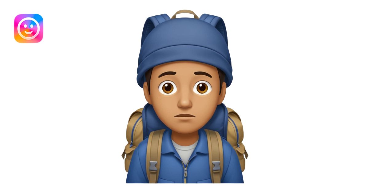The Venezuelan migrant emoji | AI Emoji Generator