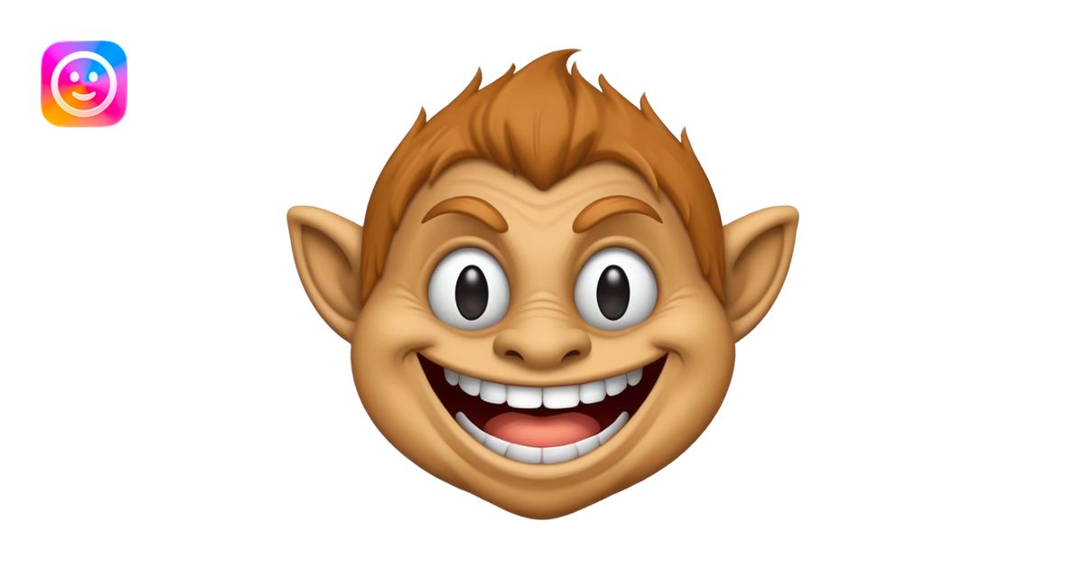 Trolls face emoji | AI Emoji Generator