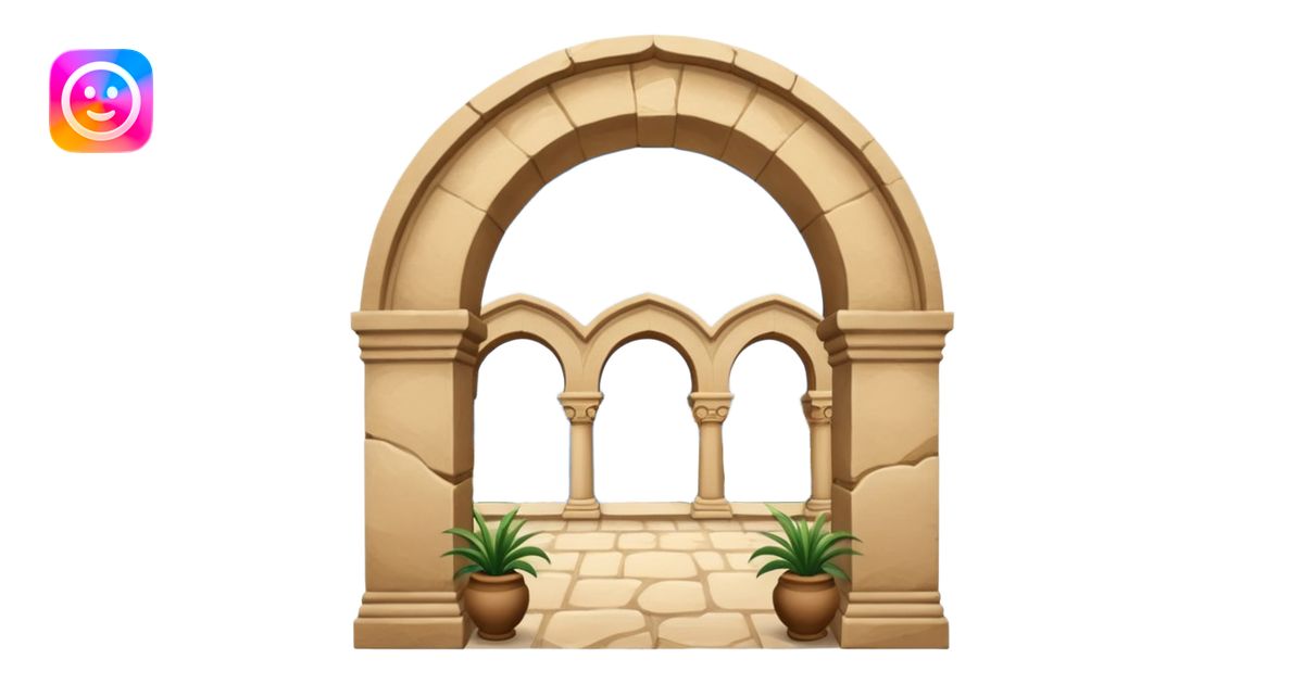 triple arch like santa barbara serial emoji | AI Emoji Generator