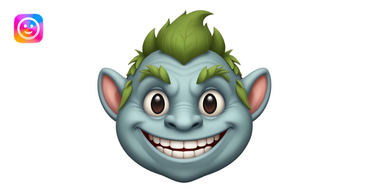 Troll face Troll face emoji | AI Emoji Generator
