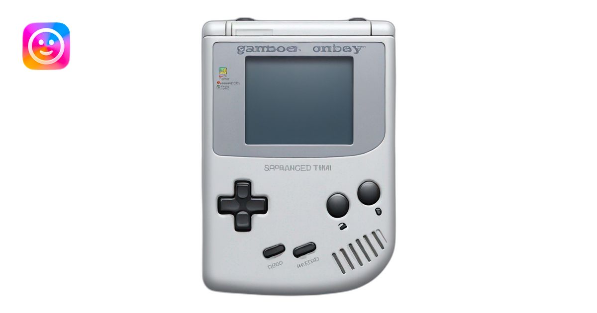 Gameboy-advanced-SP-high-quality-detailed emoji | AI Emoji Generator