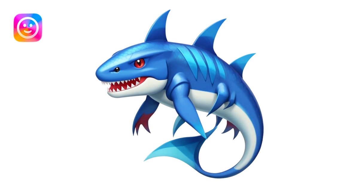 Shiny Exotic Colorful epic Sharpedo-Garchomp-Gabite-Salamence-Koraidon ...