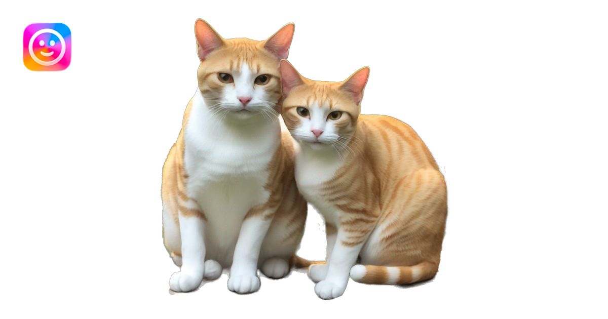 two cats at ren faire emoji | AI Emoji Generator