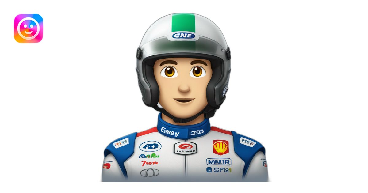 Leclerc gagne une course emoji | AI Emoji Generator