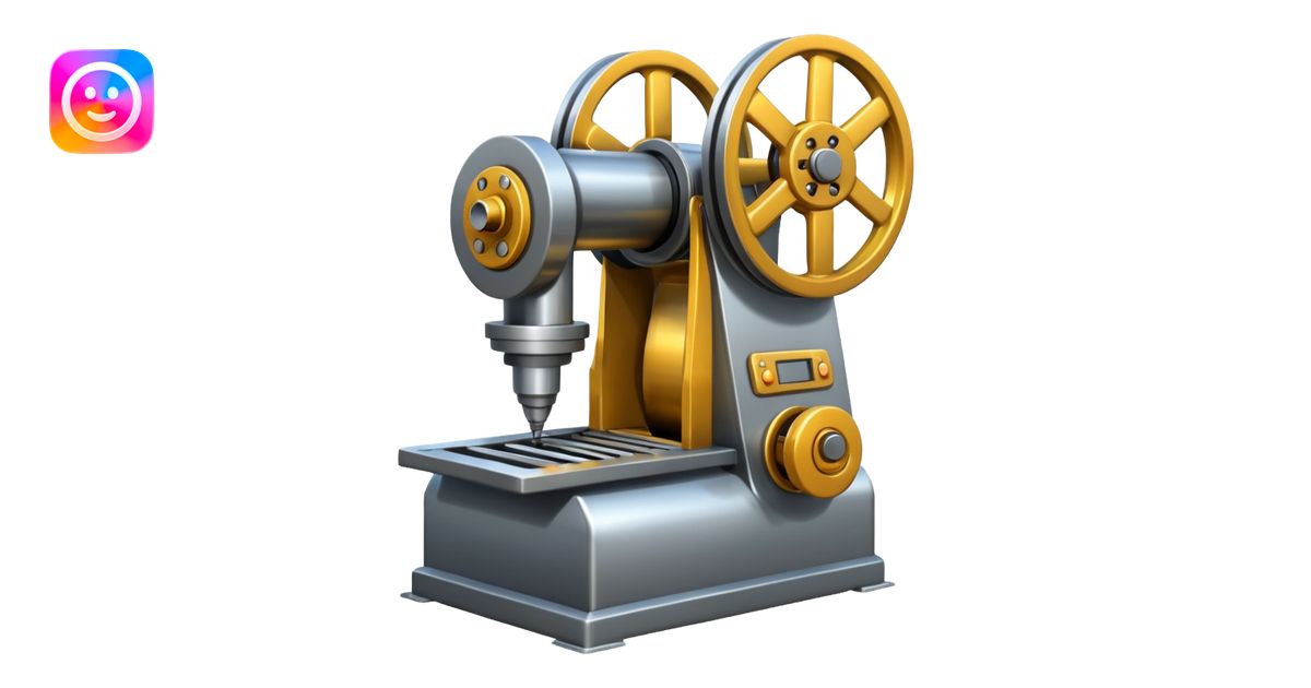 production machine emoji | AI Emoji Generator
