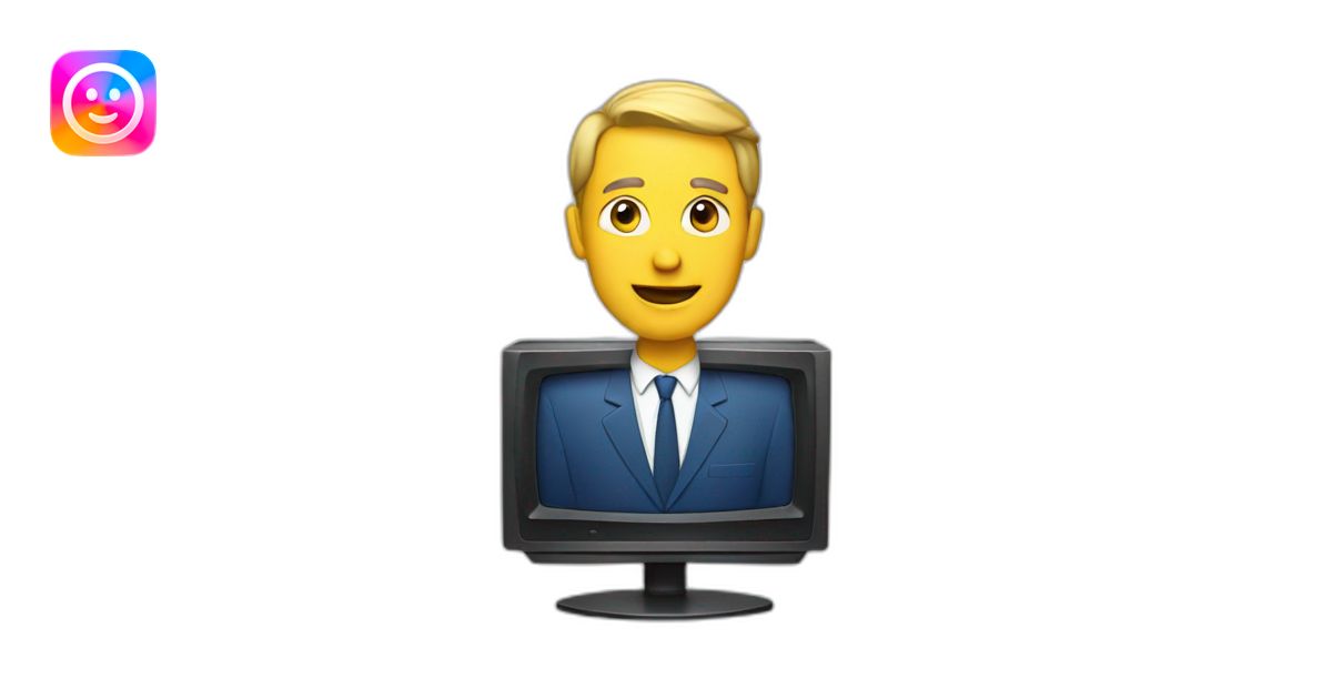 TV broadcast emoji | AI Emoji Generator