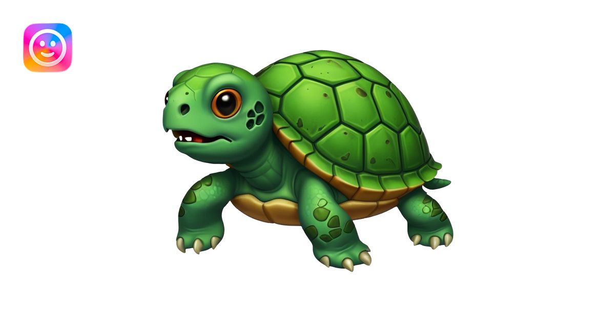 Zombie Turtle emoji | AI Emoji Generator