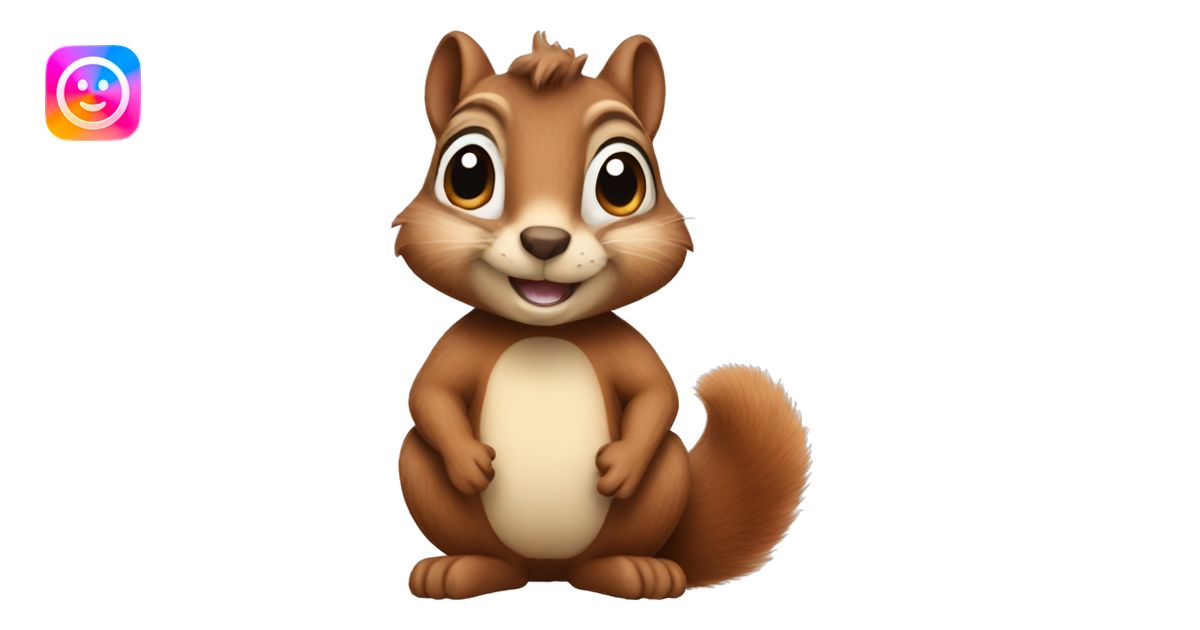 Squirrel emoji | AI Emoji Generator
