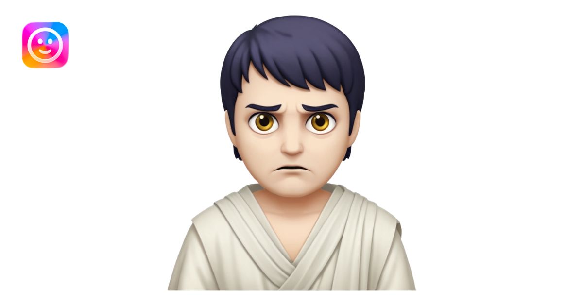 evil man with greek toga emoji | AI Emoji Generator