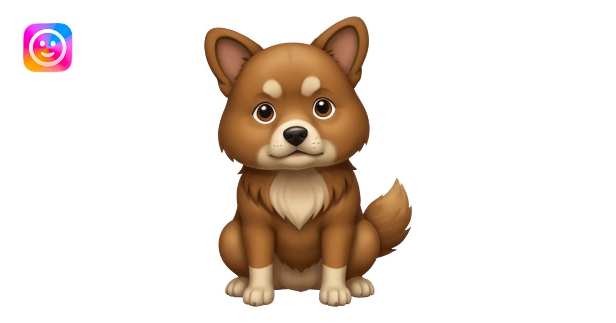 perro cagando Una popi emoji | AI Emoji Generator