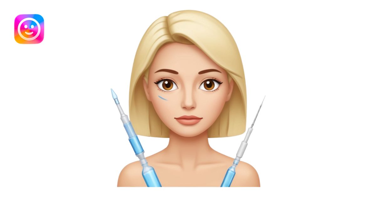 botox injection in the face emoji | AI Emoji Generator