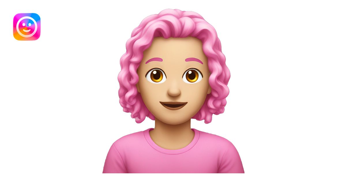 Pink emoji | AI Emoji Generator