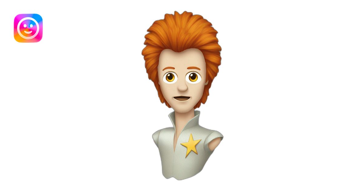 Ziggy stardust emoji | AI Emoji Generator