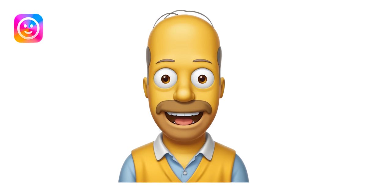 Homer Simpson emoji | AI Emoji Generator