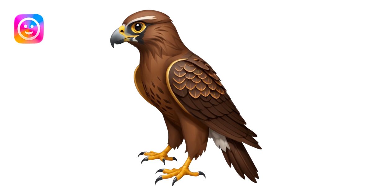Falcon emoji | AI Emoji Generator