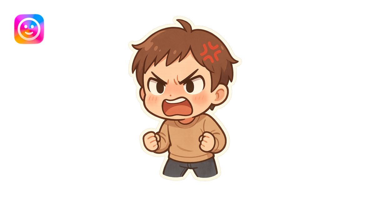 anger expression emoji | AI Emoji Generator