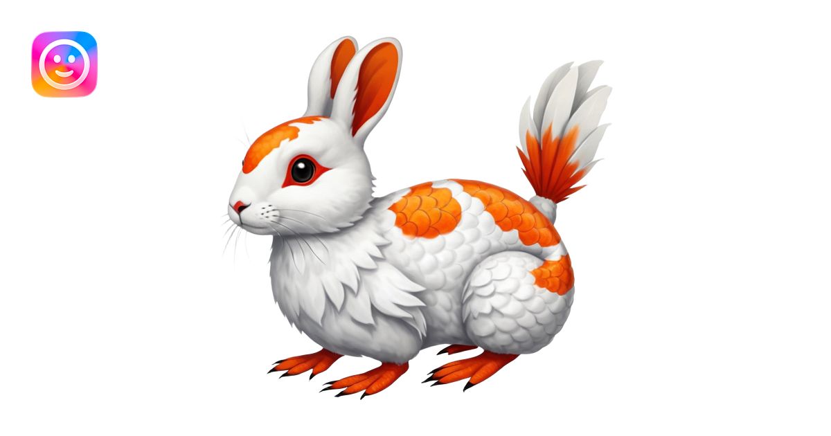 Asian Painted Fluffy Realistic Rock Ptarmigan-Snowshoe-Hare-Koi-Fish ...