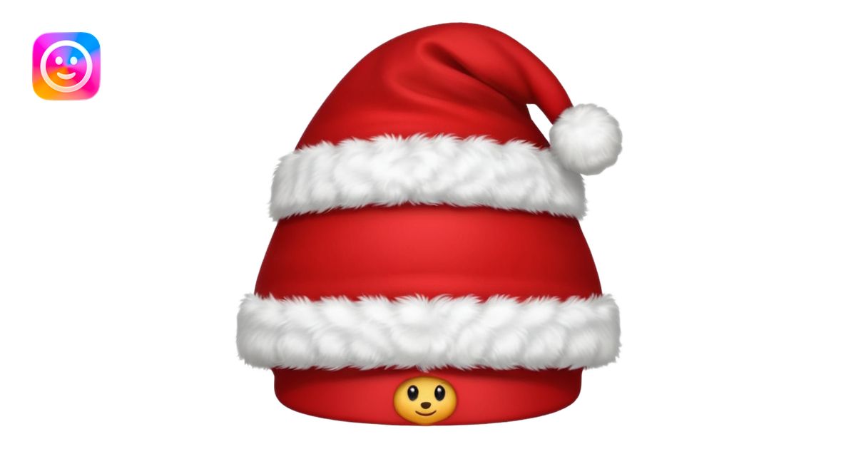 Christmas hat emoji | AI Emoji Generator
