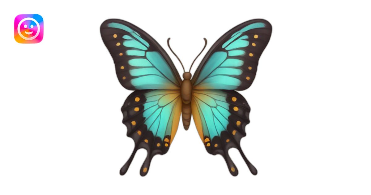 butterfly love face emoji emoji | AI Emoji Generator