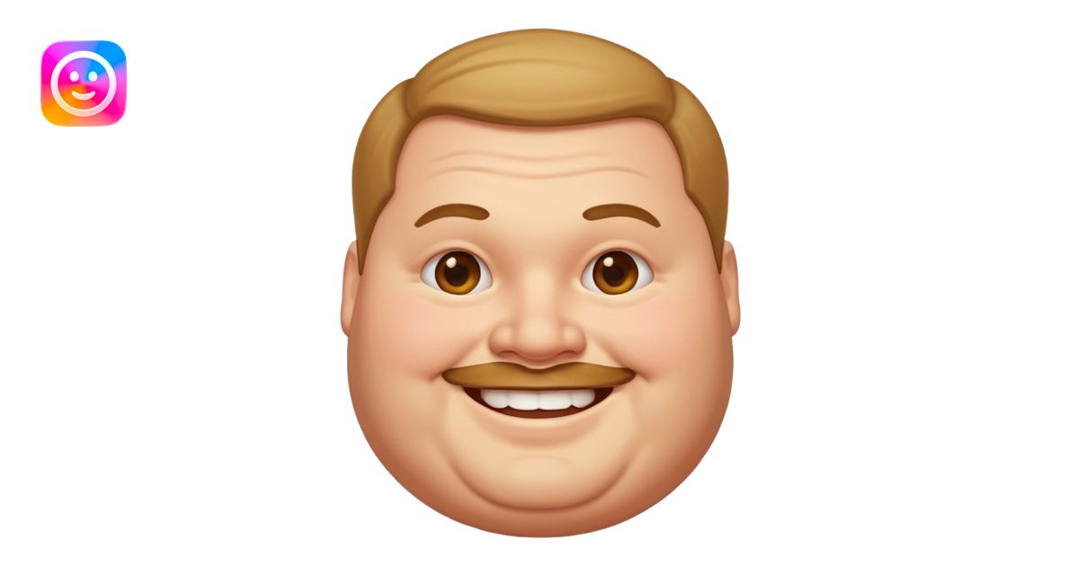 fat man emoji | AI Emoji Generator