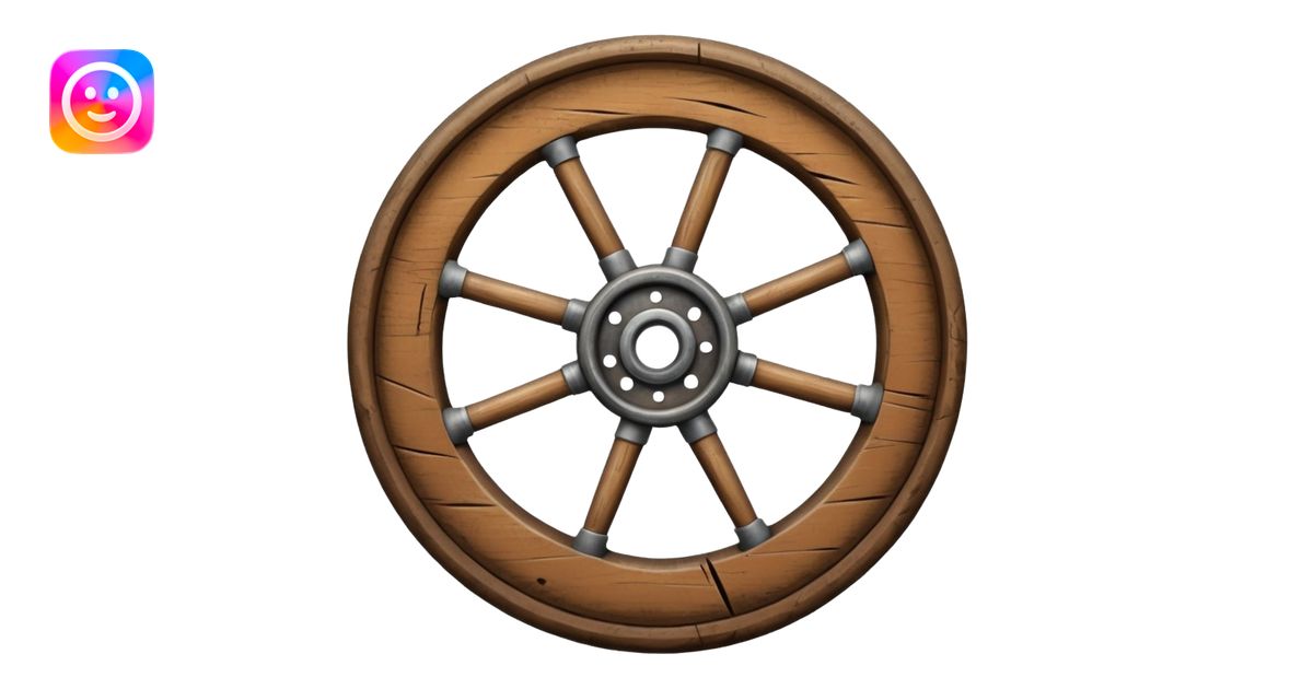 old wheel emoji | AI Emoji Generator