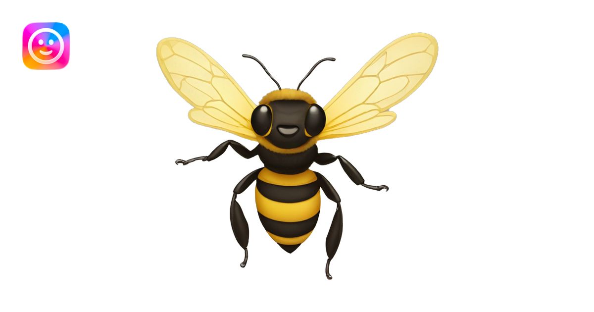 Bees flying around emoji | AI Emoji Generator