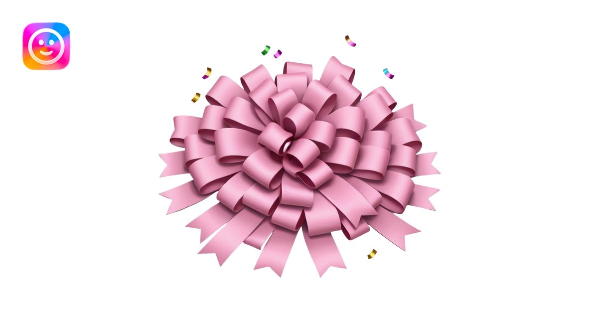super pale pink bow confetti but the paper confetti are the pale pink ...