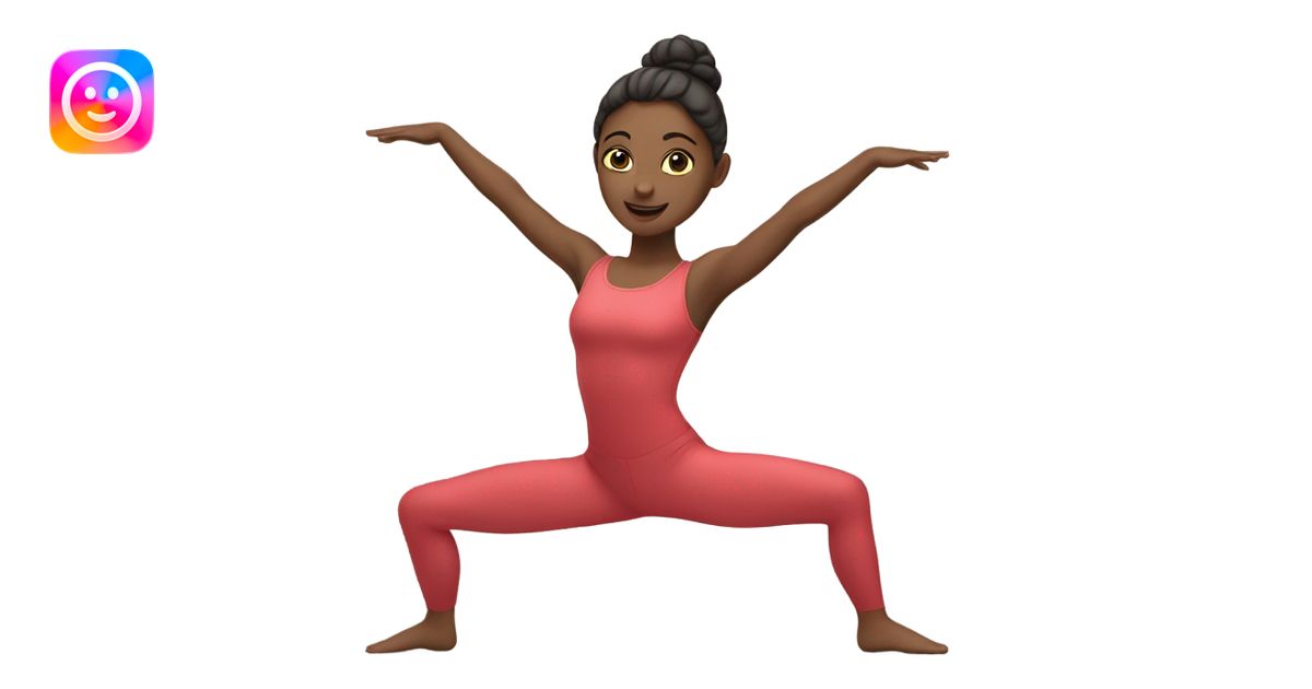 Woman doing the splits emoji emoji | AI Emoji Generator