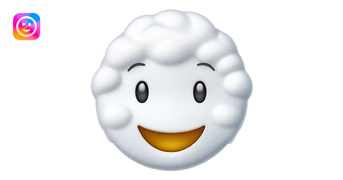 smile emoji with white powder emoji | AI Emoji Generator