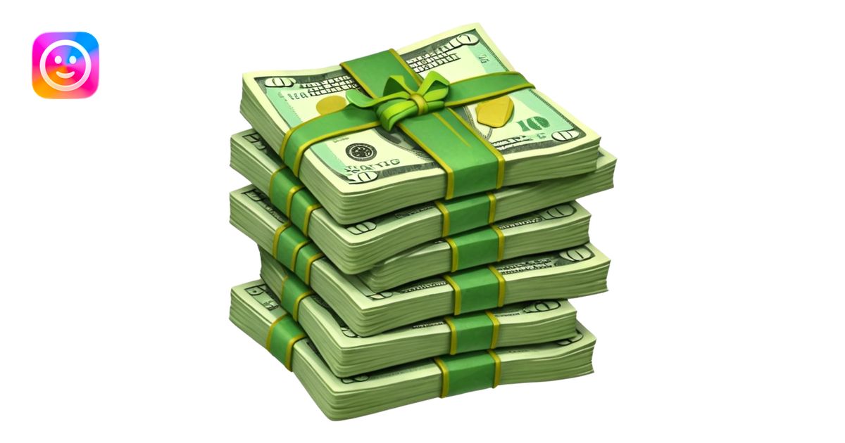 Falling value of the dollar emoji | AI Emoji Generator