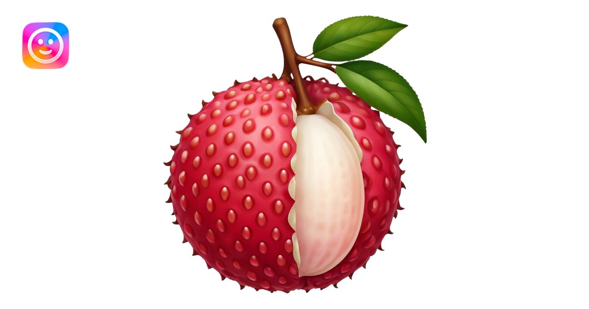 Lychee emoji | AI Emoji Generator