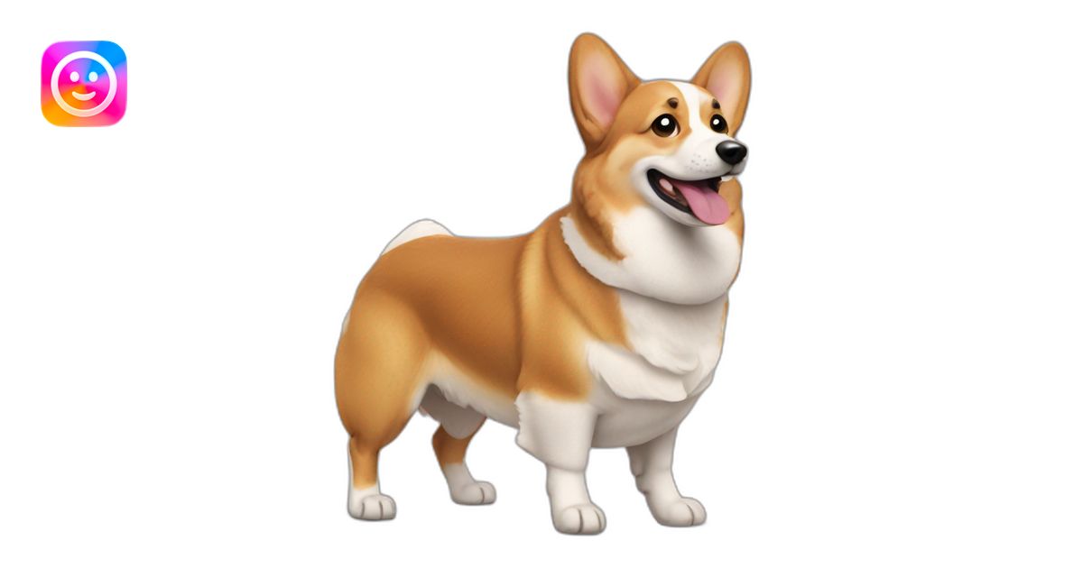 R rated corgi emoji | AI Emoji Generator