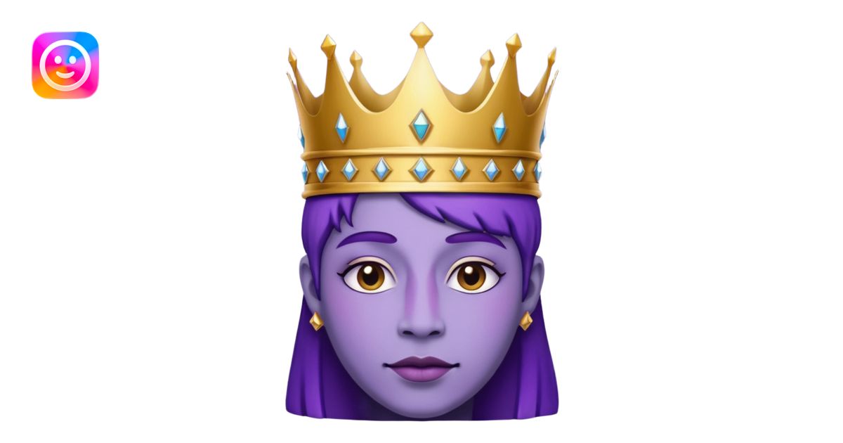 Purple royalty emoji | AI Emoji Generator