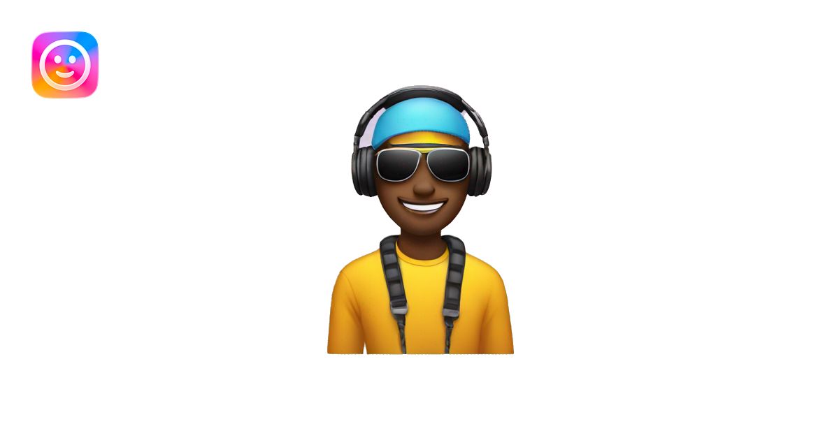 DJ at rave emoji | AI Emoji Generator
