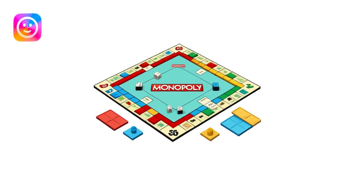 isometric monopoly emoji | AI Emoji Generator