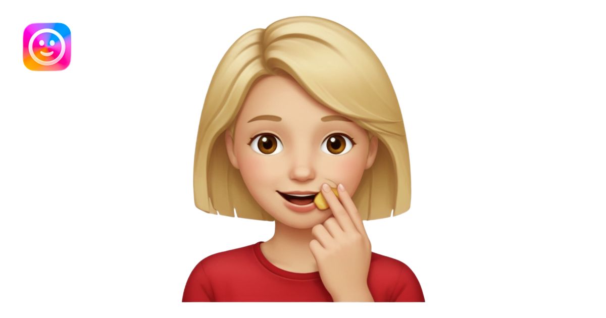 Hand over mouth with blushed cheeks more redness on cheek and smiling ...