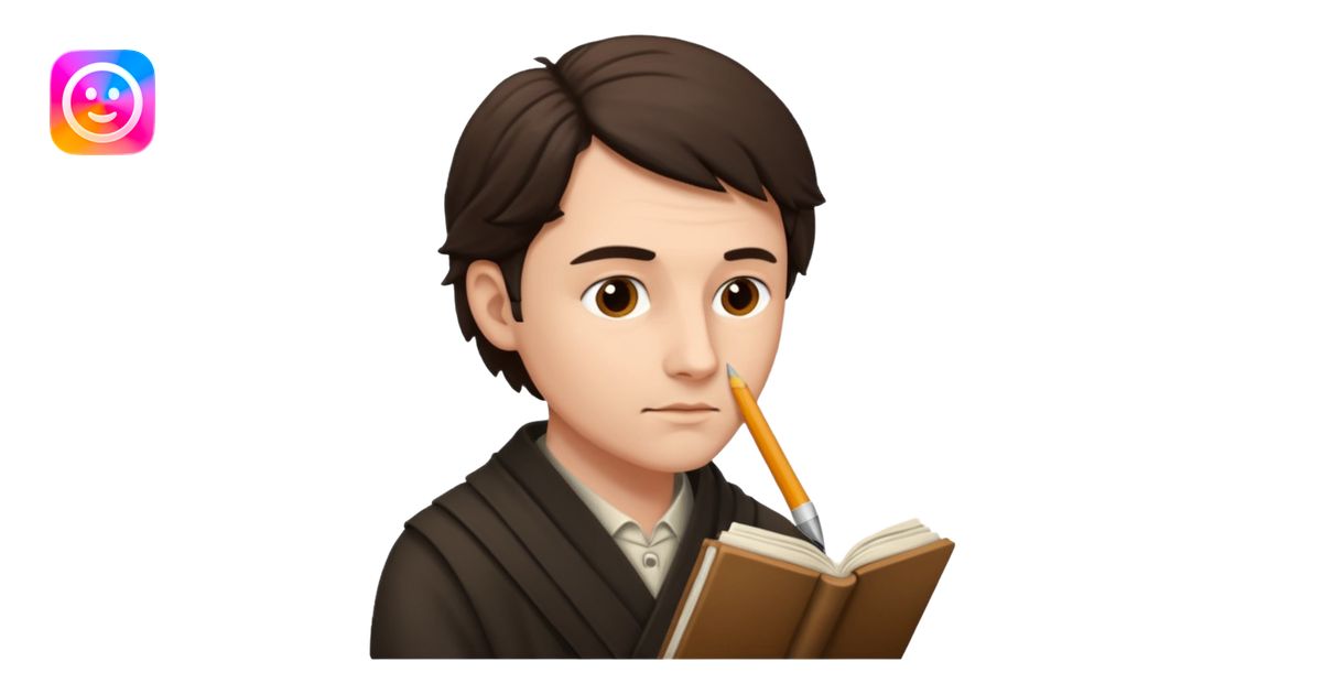 poet emoji | AI Emoji Generator