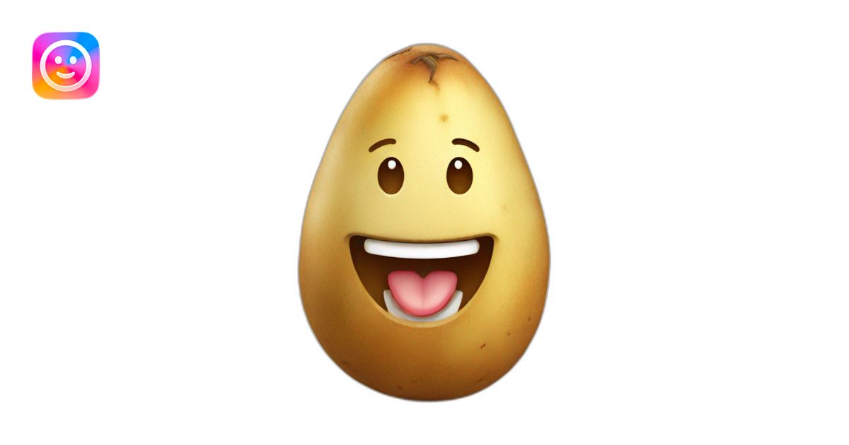 a smiling potatoe emoji | AI Emoji Generator