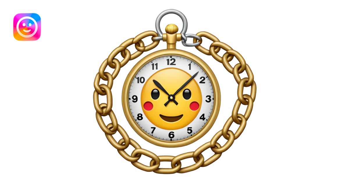 chain watch emoji | AI Emoji Generator