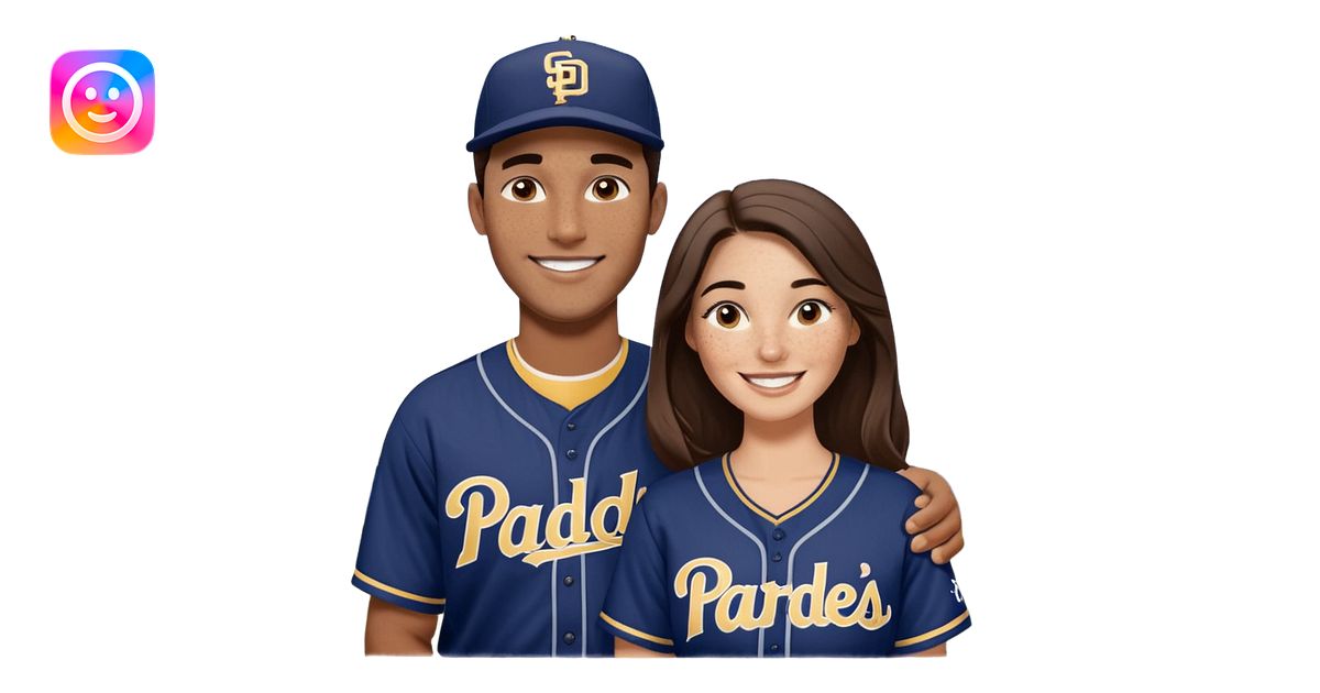 *White* Smiling couple. Woman has big cheeks and a lot of freckles on ...