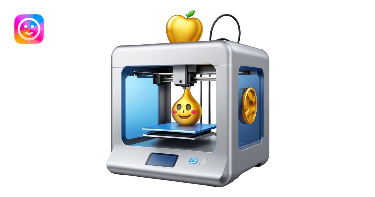 3d printer emoji | AI Emoji Generator