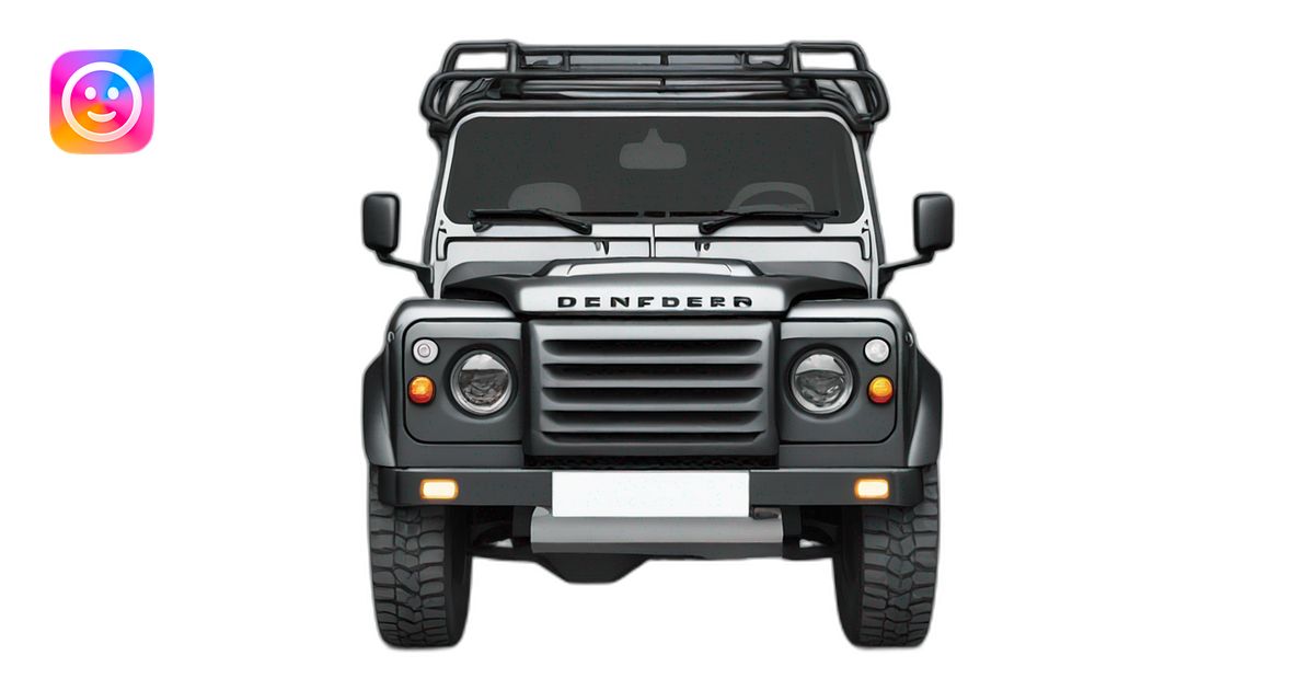 landrover defender black emoji | AI Emoji Generator