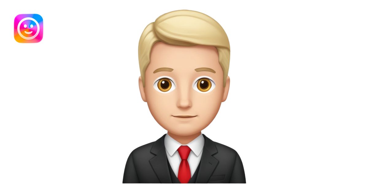the swiss chris (banker influencer), looking professional emoji | AI ...